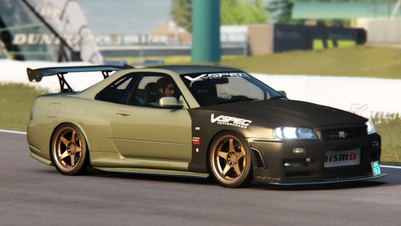 カーMOD「R34 GTR Vスペック(Skyline GT-R R34 V-SPEC Performance)」